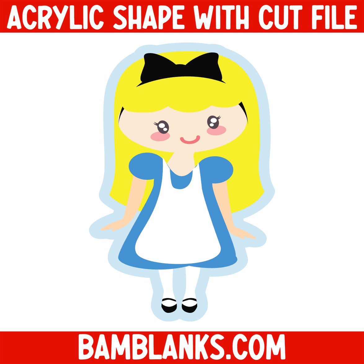 Alice - Acrylic Shape #1927 – BAM Blanks and More
