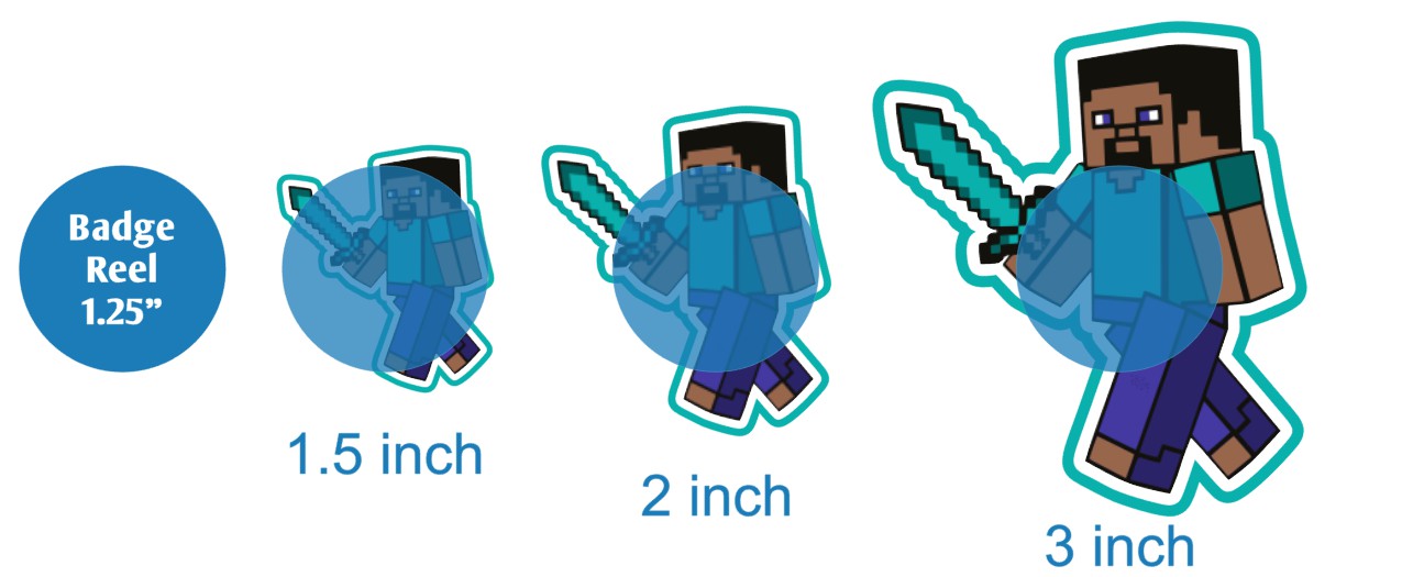 Block Guy with Sword - DECAL AND ACRYLIC SHAPE #DA02530 – BAM Blanks ...