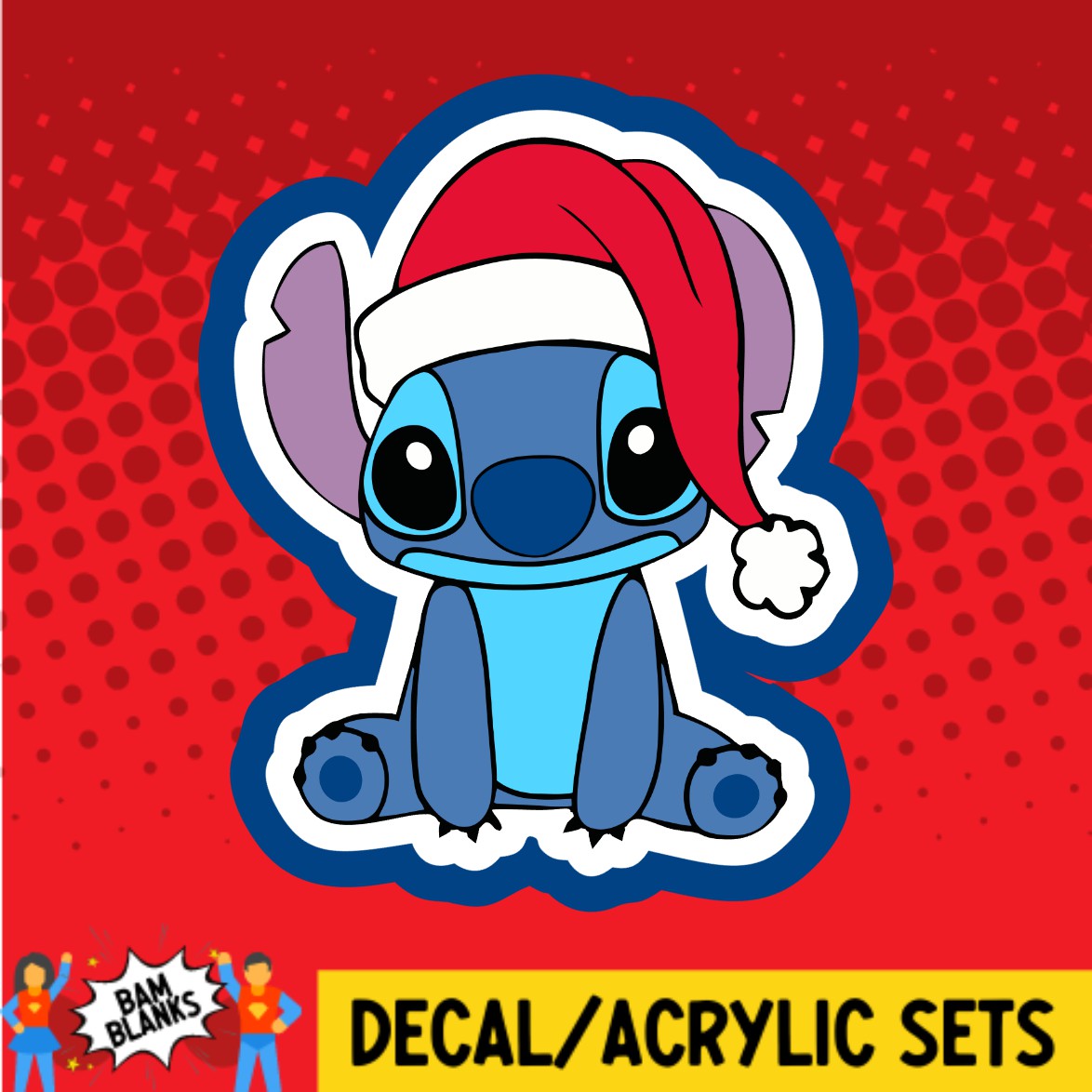 Christmas 626 - DECAL AND ACRYLIC SHAPE #DA02639 – BAM Blanks and More