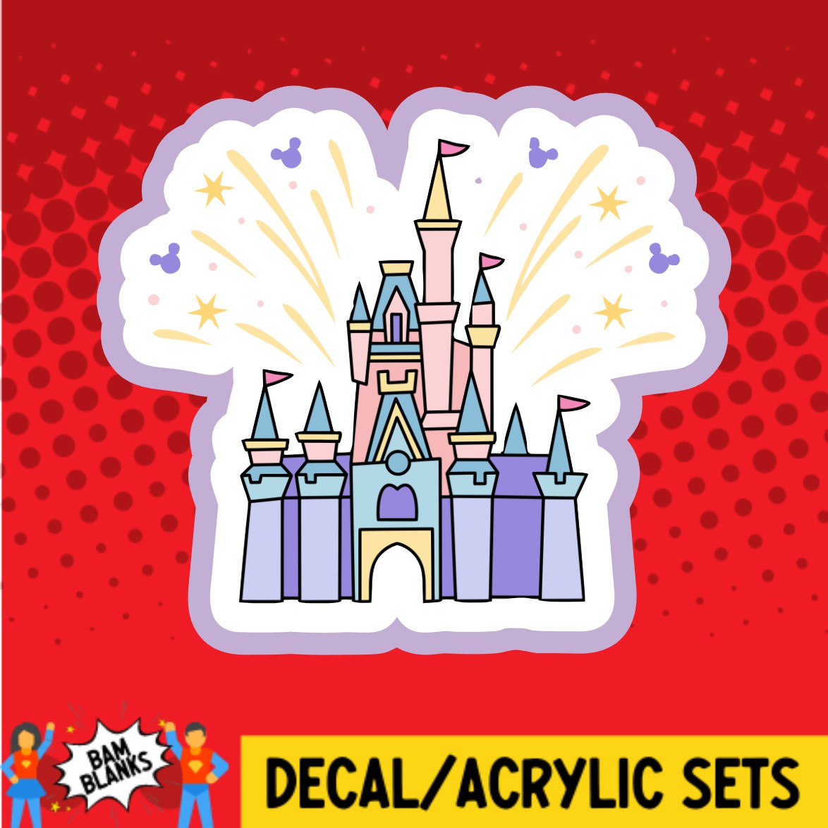 Magic Castle - DECAL AND ACRYLIC SHAPE #DA02188 – BAM Blanks and More
