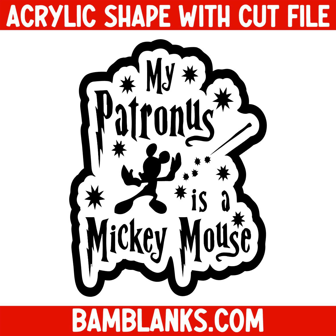 My Patronus - Acrylic Shape #2519 – BAM Blanks and More