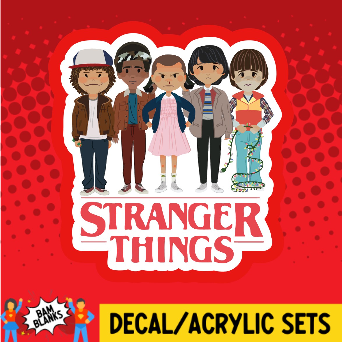 Strange Characters 2 - DECAL AND ACRYLIC SHAPE #DA03278 – BAM Blanks ...