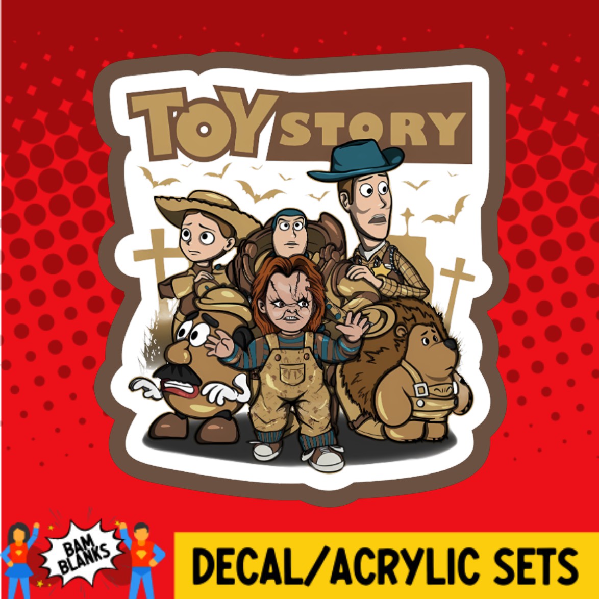 Toy Story Horror Doll - DECAL AND ACRYLIC SHAPE #DA03100 – BAM Blanks ...