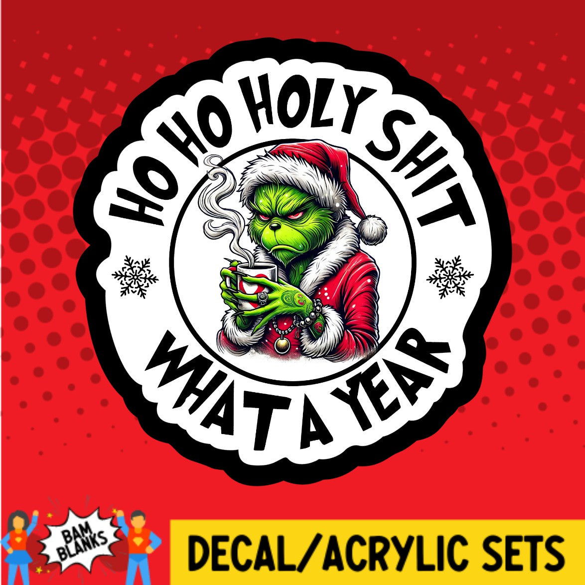 What A Year Green Monster - DECAL AND ACRYLIC SHAPE #DA03452 – BAM ...