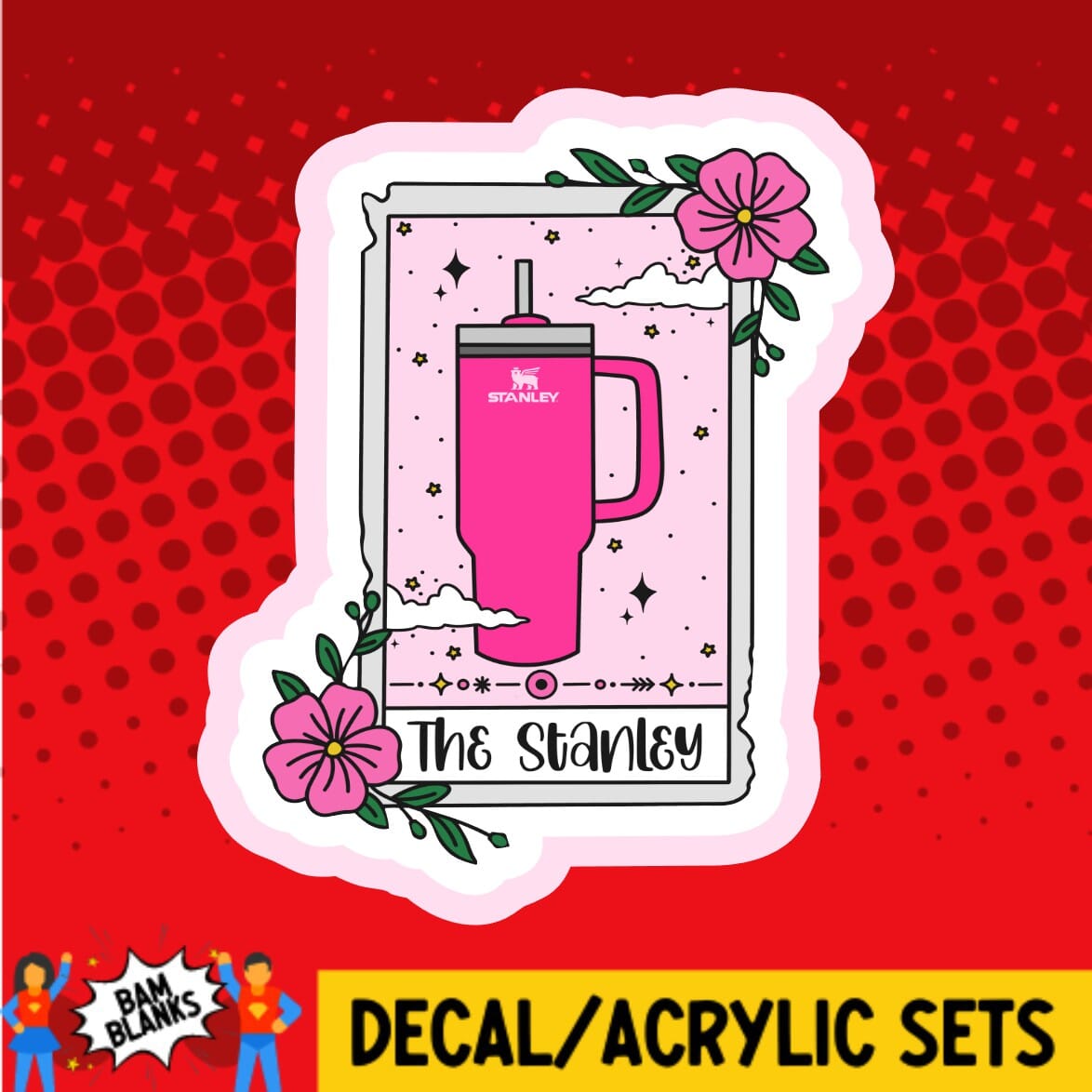 Tarot Stanley - DECAL AND ACRYLIC SHAPE #DA01797 – BAM Blanks and More