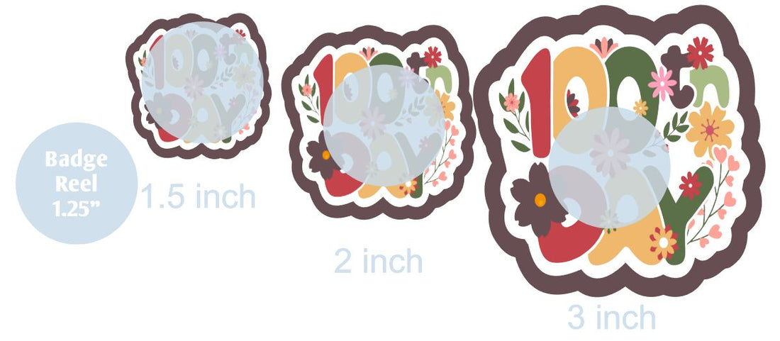 100th Day - DECAL AND ACRYLIC SHAPE #DA0695 – BAM Blanks and More