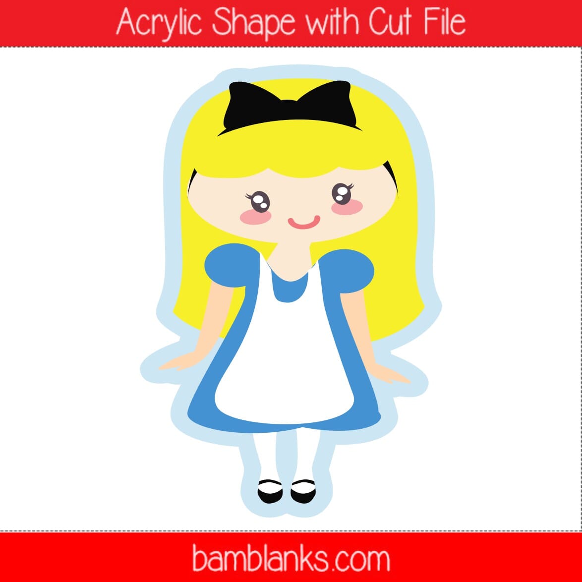 Alice - Acrylic Shape #1927 – BAM Blanks and More