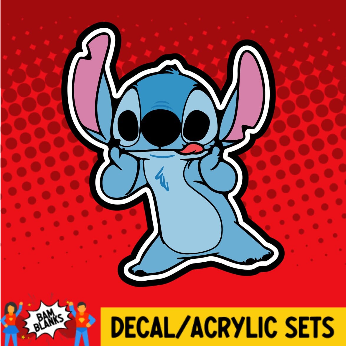 Alien 626 - DECAL AND ACRYLIC SHAPE #DA01490 – BAM Blanks and More