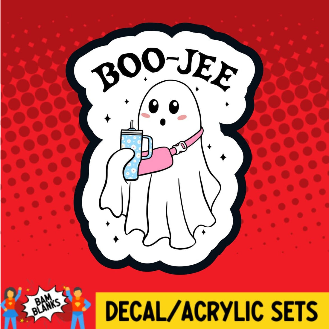 Boojee Ghost Stanley - DECAL AND ACRYLIC SHAPE #DA01455 – BAM Blanks ...
