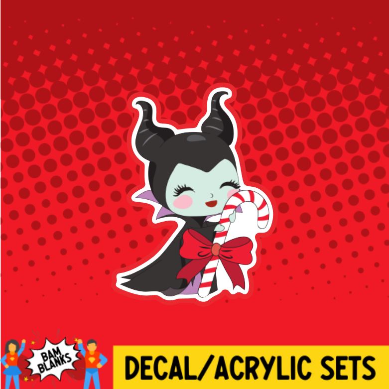 Christmas Mal - DECAL AND ACRYLIC SHAPE #DA01031 – BAM Blanks and More