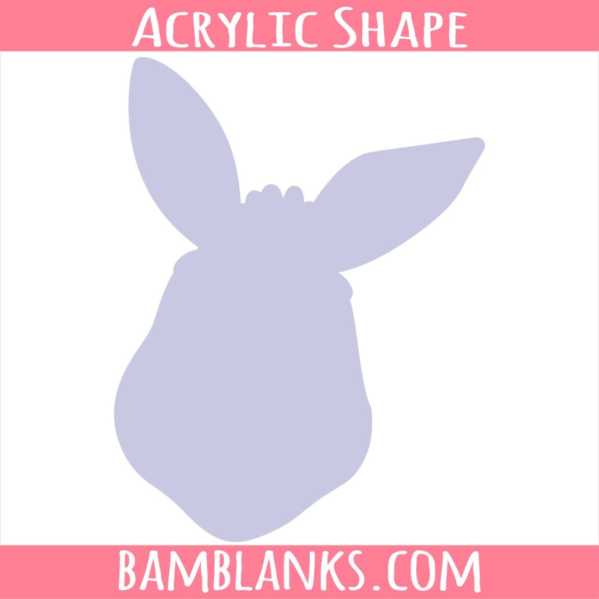Donkey (Fan Art) - Acrylic Shape #321 – BAM Blanks and More
