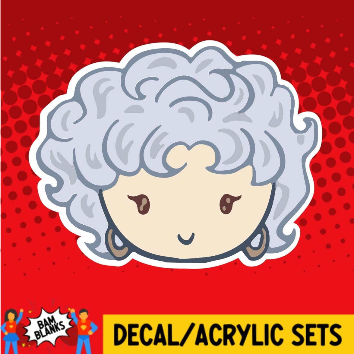 GG Dorothy - DECAL AND ACRYLIC SHAPE #DA01117 – BAM Blanks and More