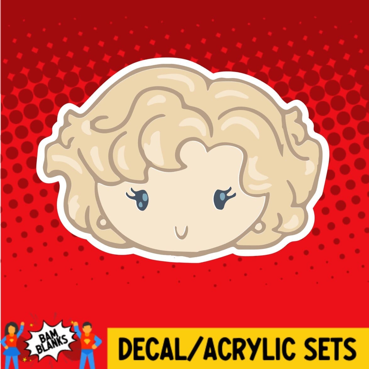 GG Rose - DECAL AND ACRYLIC SHAPE #DA01118 – BAM Blanks and More