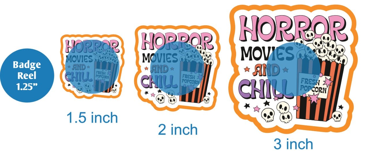Horror Movies And Chill Decal And Acrylic Shape Da01364 Bam Blanks And More