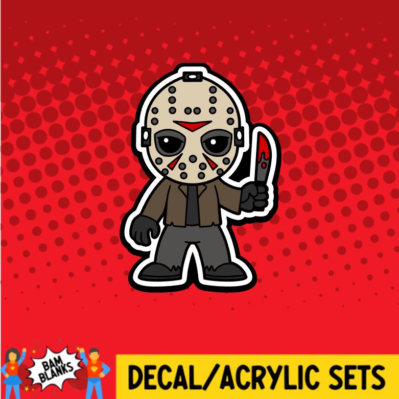 Jason - DECAL AND ACRYLIC SHAPE #DA01131 – BAM Blanks and More