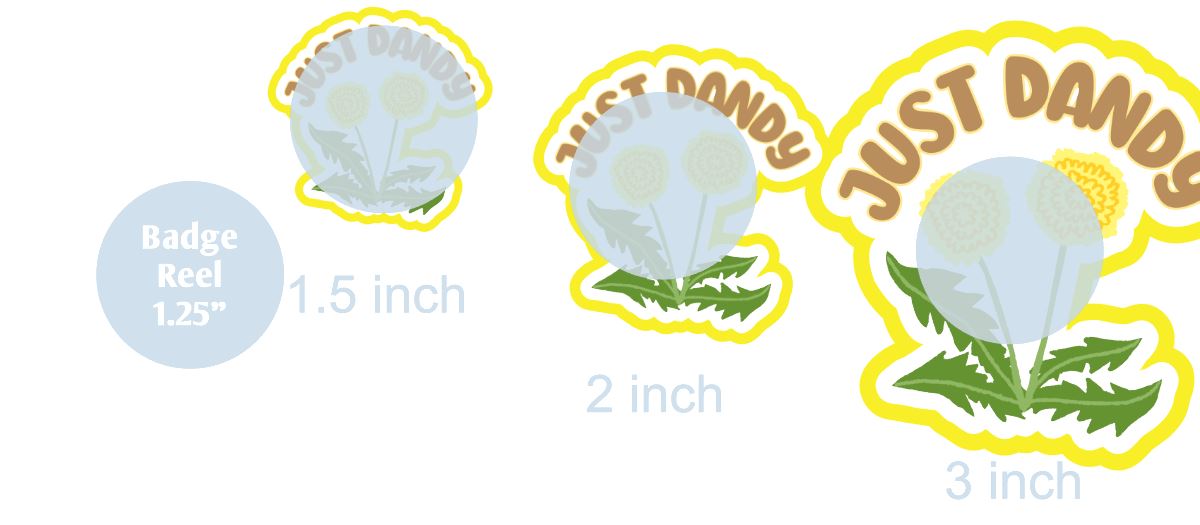 Just Dandy - DECAL AND ACRYLIC SHAPE #DA01233 – BAM Blanks and More