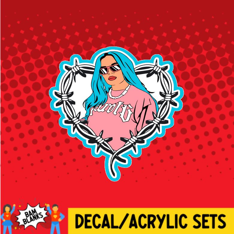 KG Babe - DECAL AND ACRYLIC SHAPE #DA01132 – BAM Blanks and More