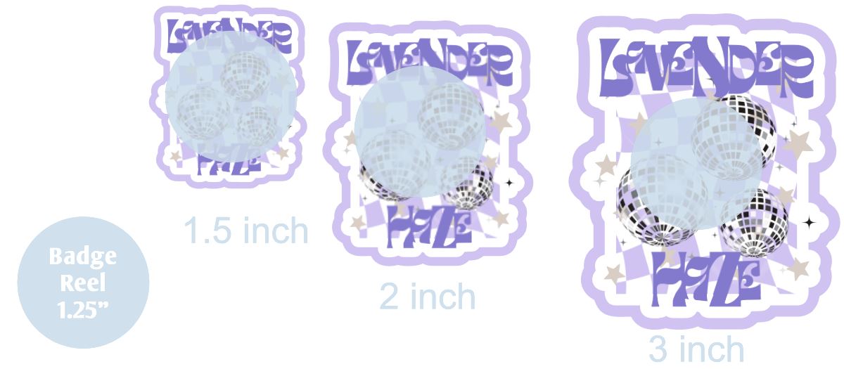 Lavender Haze - DECAL AND ACRYLIC SHAPE #DA0646 – BAM Blanks and More
