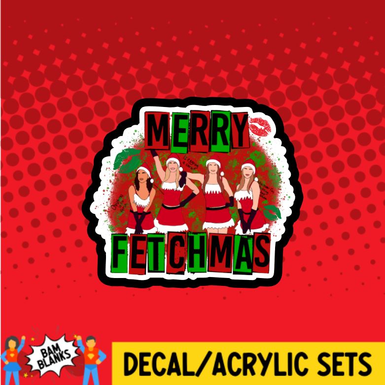 Merry Fetchmas - DECAL AND ACRYLIC SHAPE #DA01057 – BAM Blanks and More