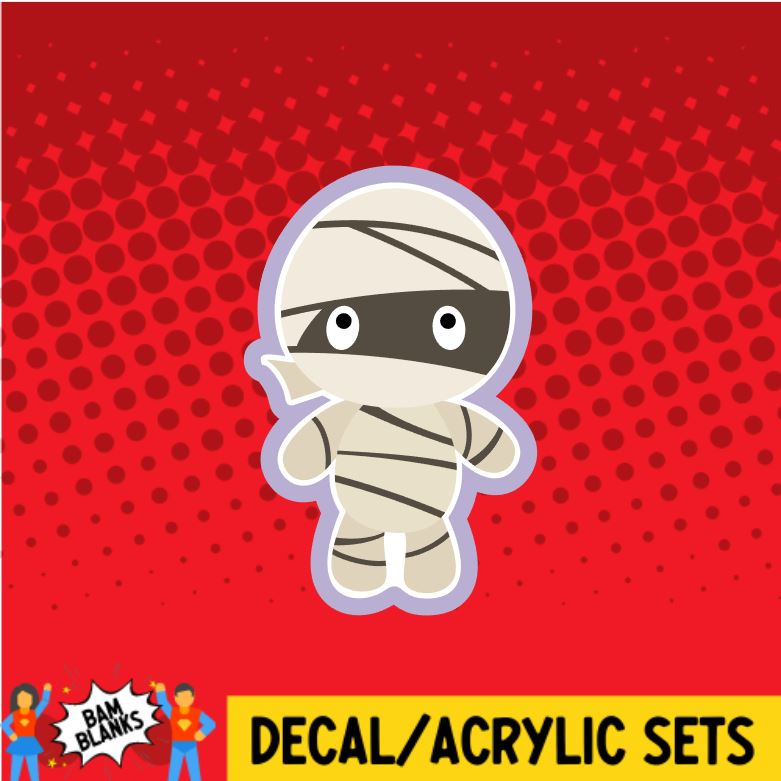 Mummy 3 - DECAL AND ACRYLIC SHAPE #DA0965 – BAM Blanks and More