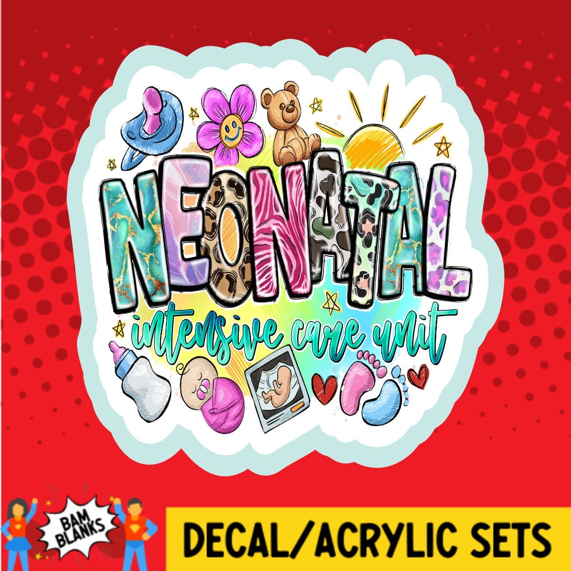 Neonatal Intensive Care Unit - DECAL AND ACRYLIC SHAPE #DA01504 – BAM ...