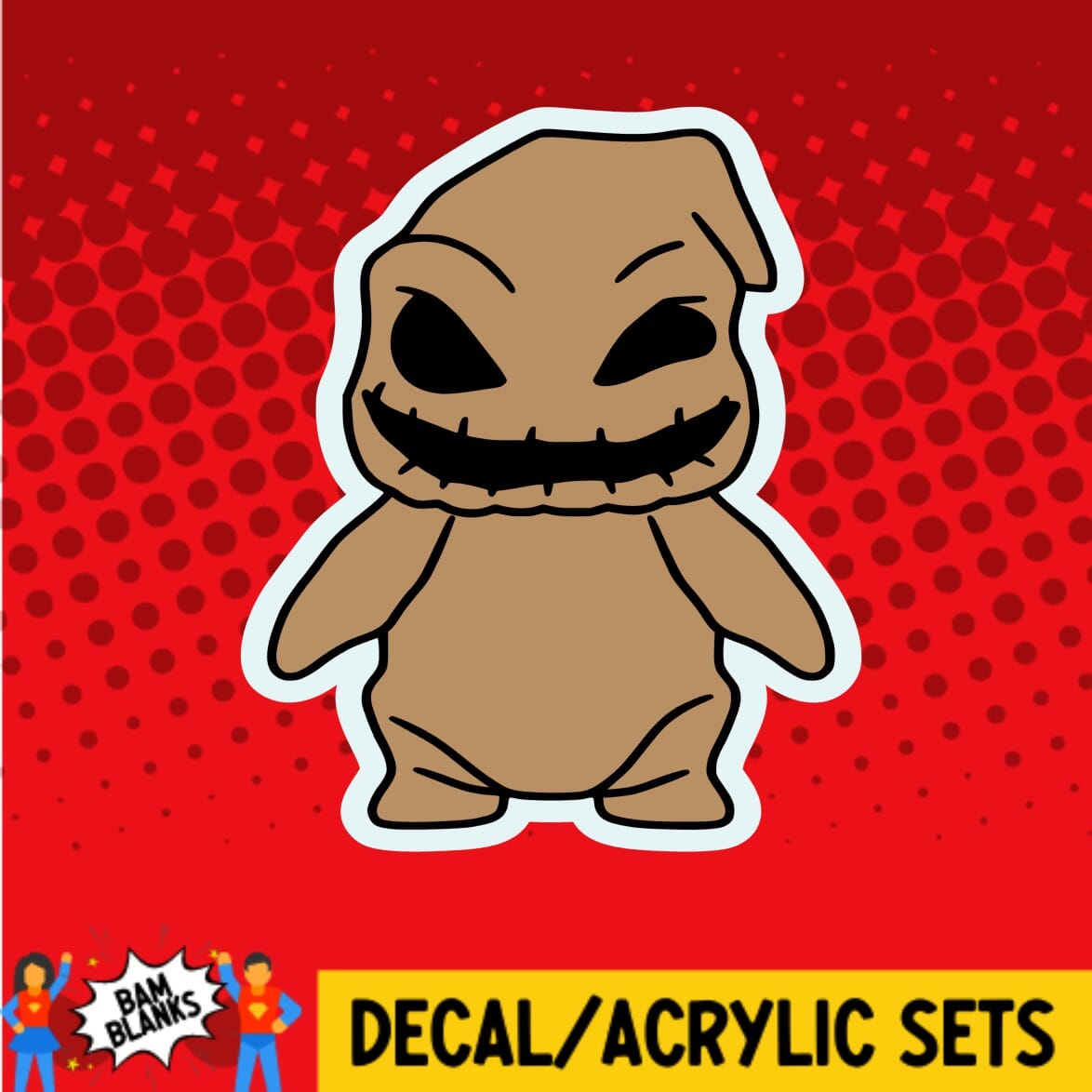 OB - DECAL AND ACRYLIC SHAPE #DA01064 – BAM Blanks and More