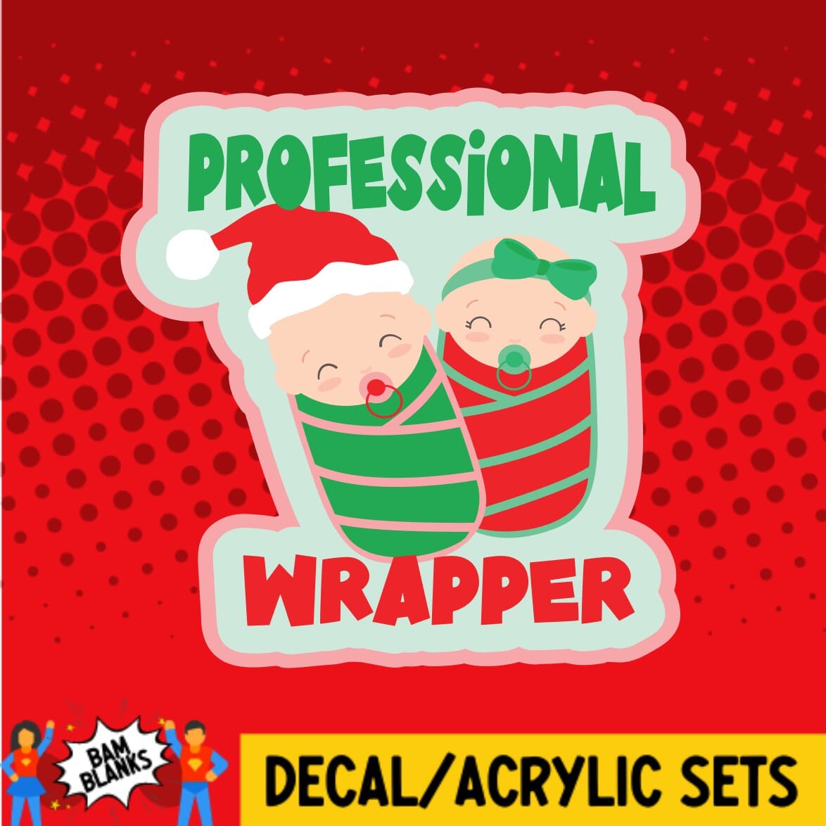 Professional Wrapper - DECAL AND ACRYLIC SHAPE #DA0443 – BAM Blanks and ...