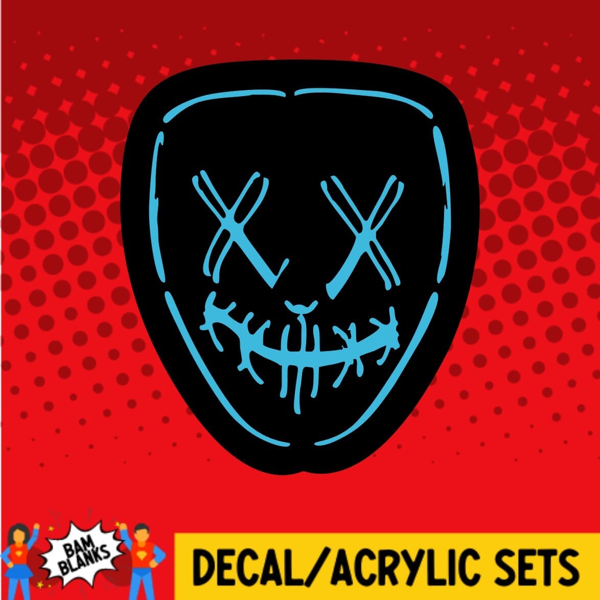 Purge - DECAL AND ACRYLIC SHAPE #DA01067 – BAM Blanks and More