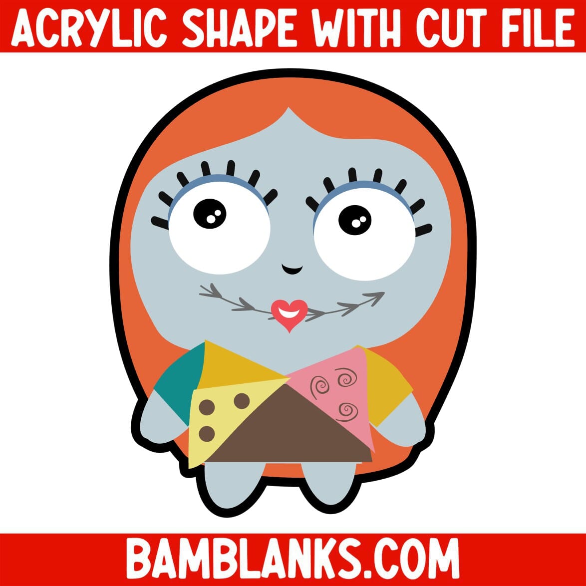 Sally (Fan Art) - Acrylic Shape #839 – BAM Blanks and More