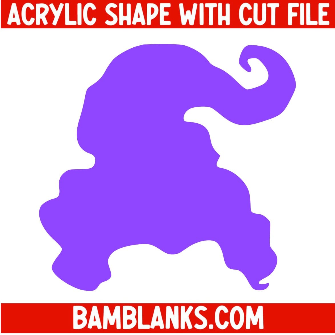Sanderson Sisters Hair Kathy - Acrylic Shape #577 – BAM Blanks and More