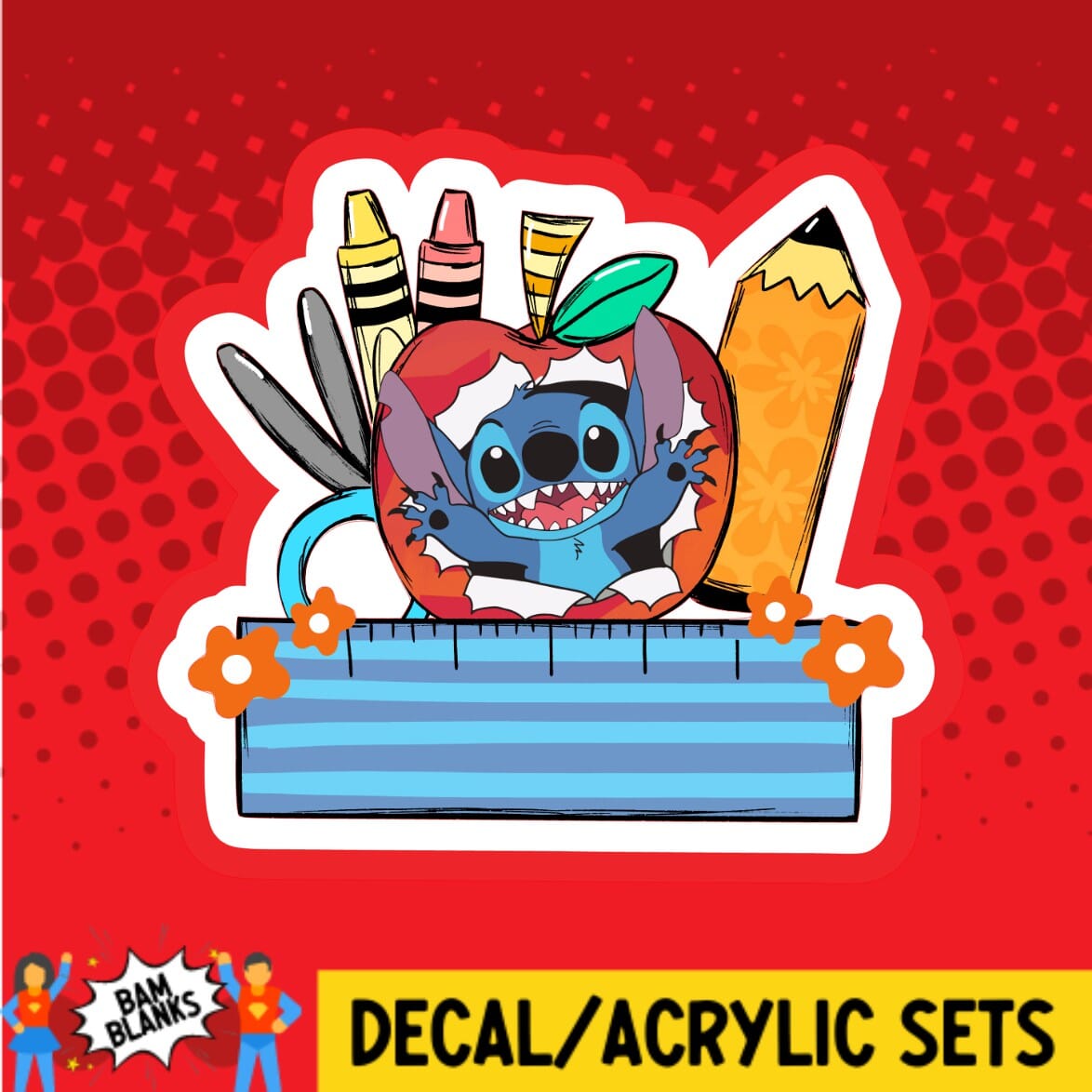 Teacher 626 - DECAL AND ACRYLIC SHAPE #DA01484 – BAM Blanks and More