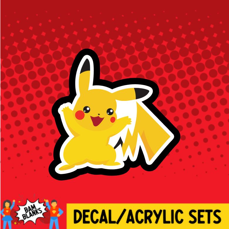 Yellow Guy - DECAL AND ACRYLIC SHAPE #DA01099 – BAM Blanks and More